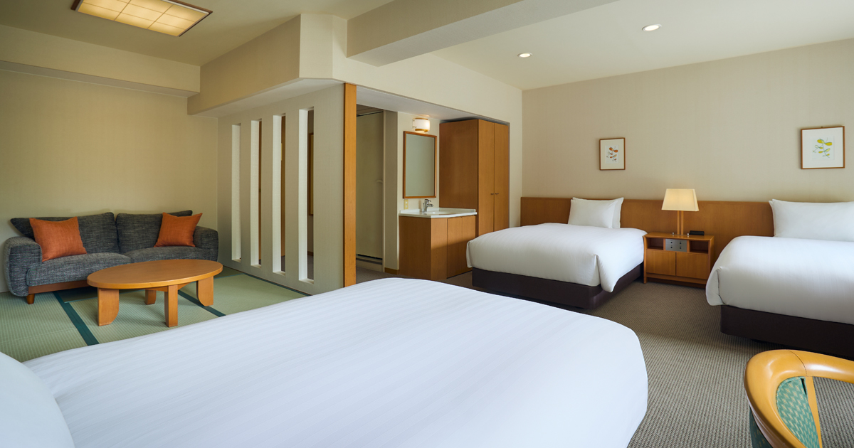 Main Building, Triple Room with Tatami Area | ROOMS | [Official] Yumoto ...